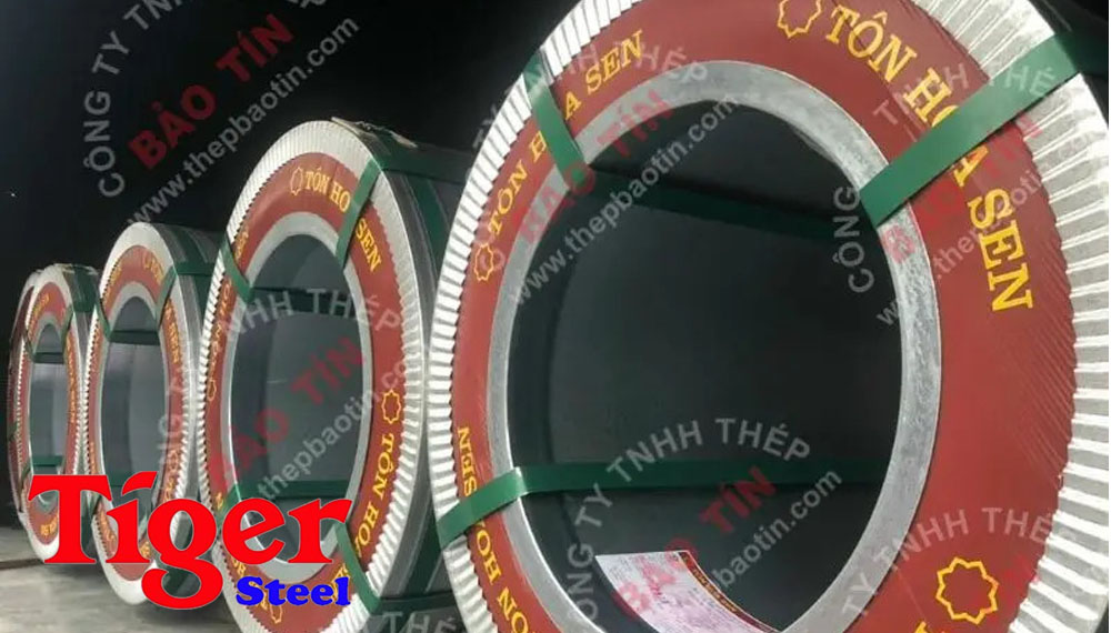 Hoa Sen galvanized steel sheet coil » Tiger Steel