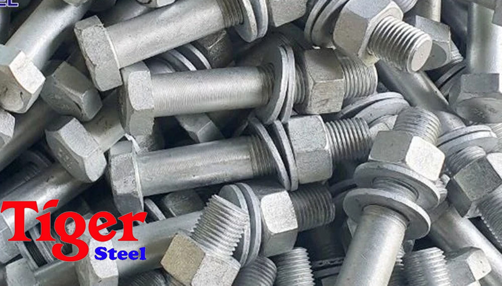 Hot-dip galvanized bolts