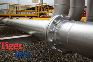 The installation of flange connections is simple and secure. » Tiger Steel