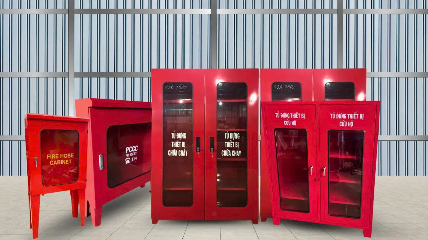 Outdoor fire cabinet » Tiger Steel